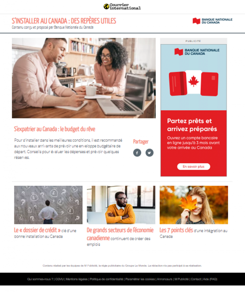 La Banque Nationale, Fuel Digital Media et Adviso s’unissent pour ...